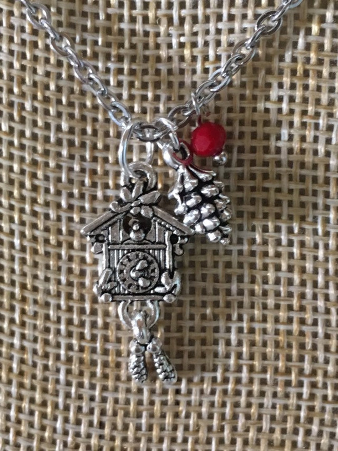 Chain With Cuckoo Clock and Cone - Etsy