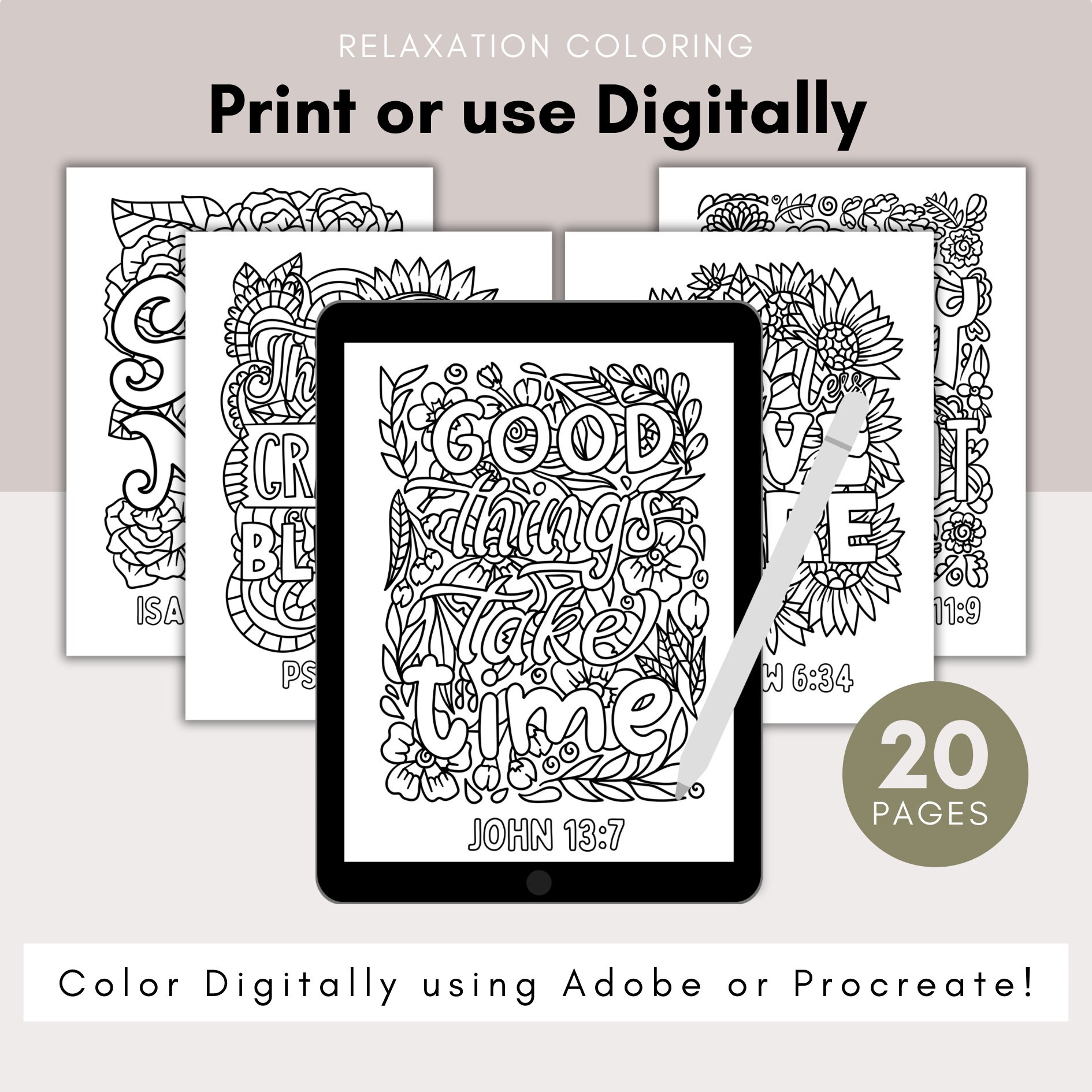 MOTIVATIONAL QUOTES With Bible Verses Coloring Pages JW Printable ...