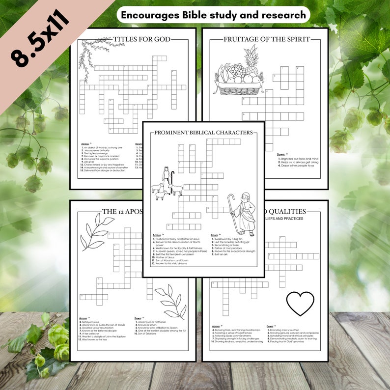JW BIBLICAL ACTIVITIES Printables| Cross Word Puzzles, Word Search ...
