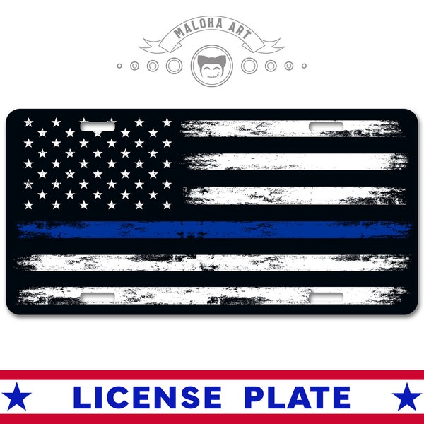 Police License Plate - Etsy