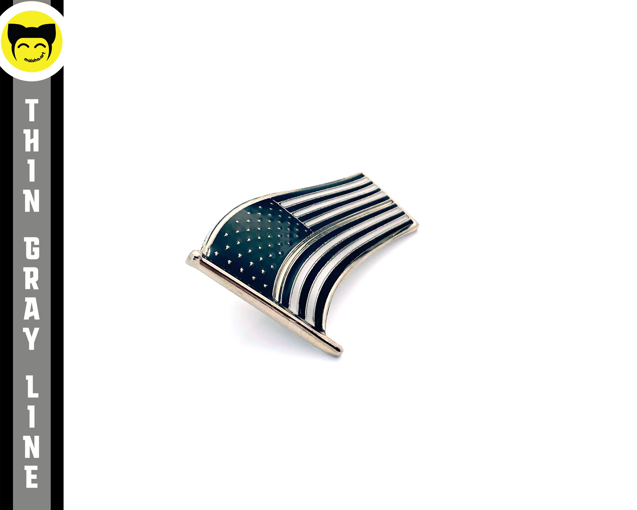 Thin Grey Line Flag Lapel Pin, Corrections Officer Wife, Prison Guards ...
