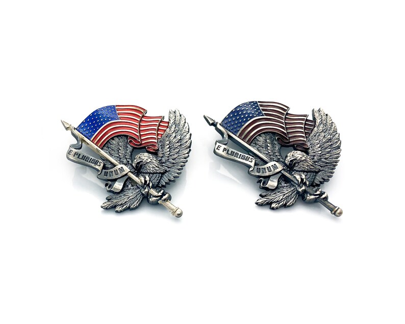 American Eagle Pin E Pluribus Unum, Patriotic Lapel Pin, Freedom Eagle ...