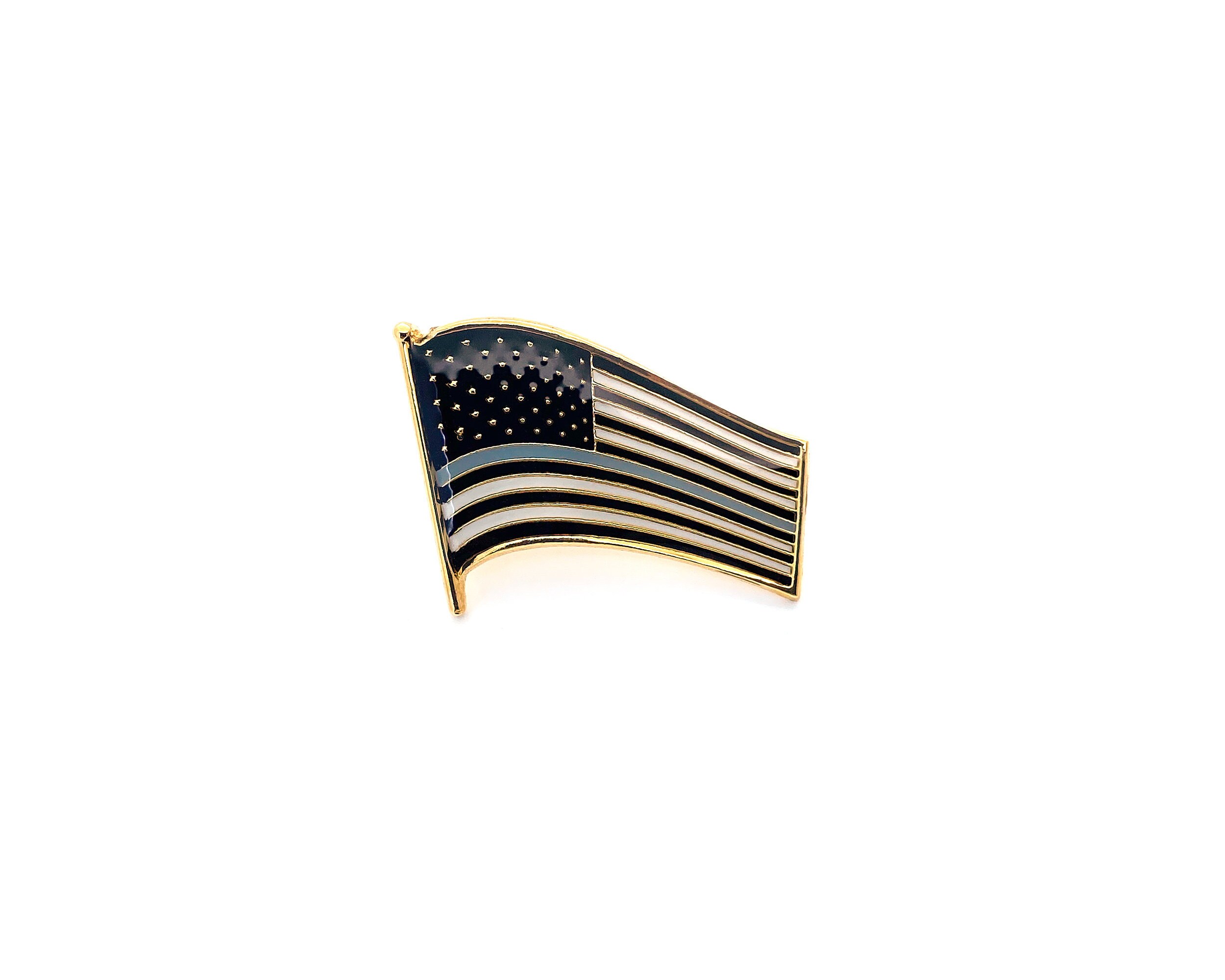 Thin Grey Line Flag Lapel Pin: Corrections Officer Gift - Etsy