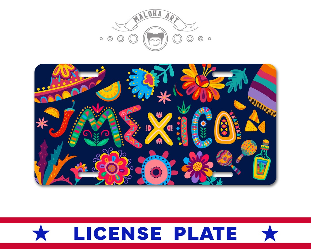 Mexico License Plate Number, Sublimation Car Tag, Front Plate for Truck ...