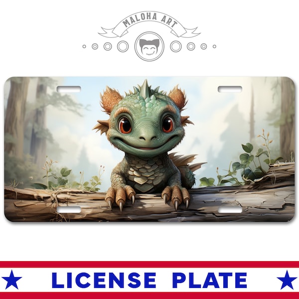 Front License Plate Dnd - Etsy