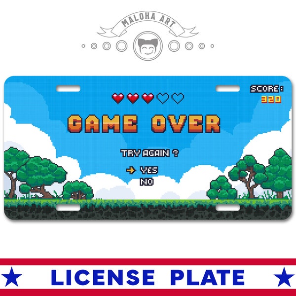 Super Mario License Plate - Etsy