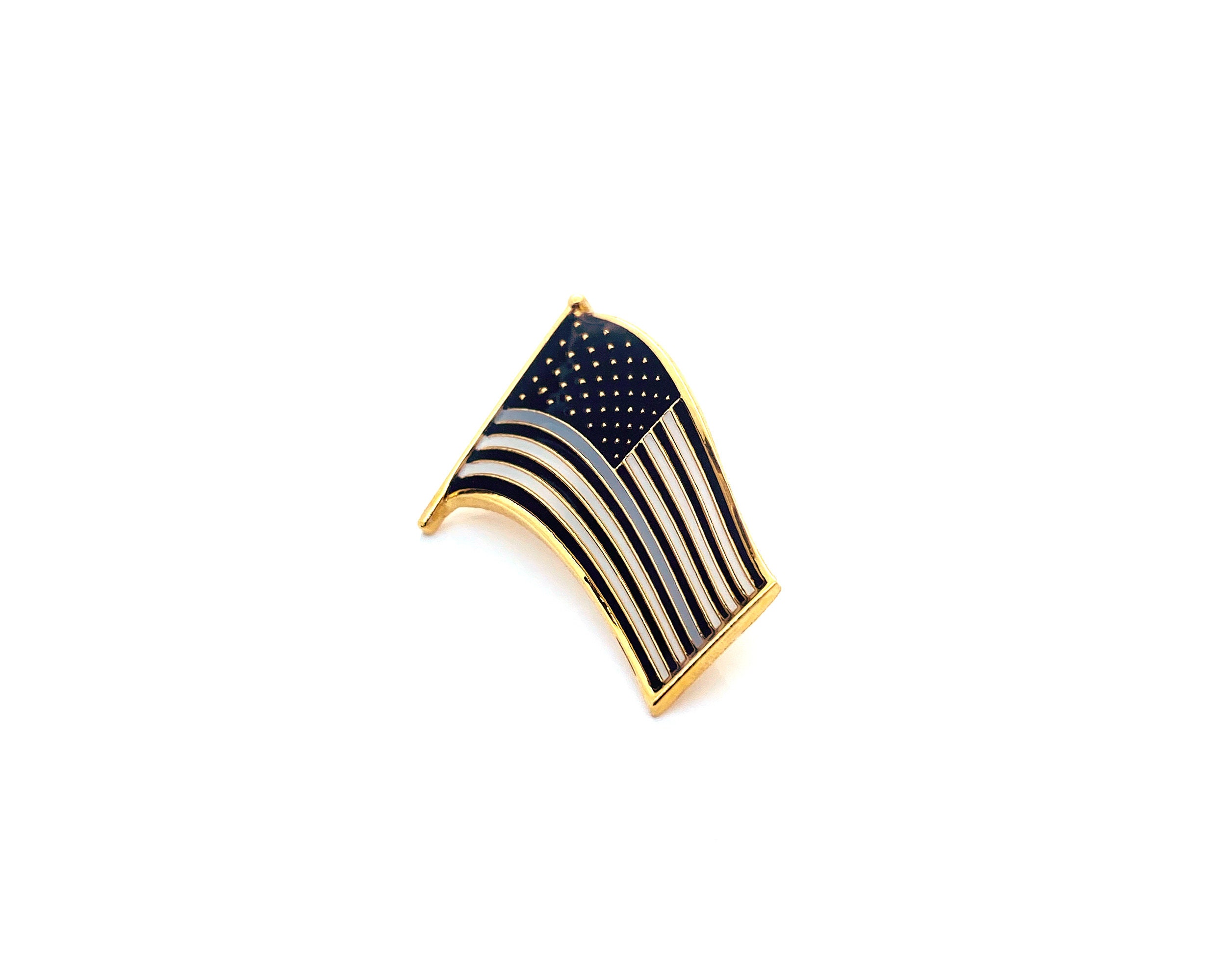 Thin Grey Line Flag Lapel Pin: Corrections Officer Gift - Etsy