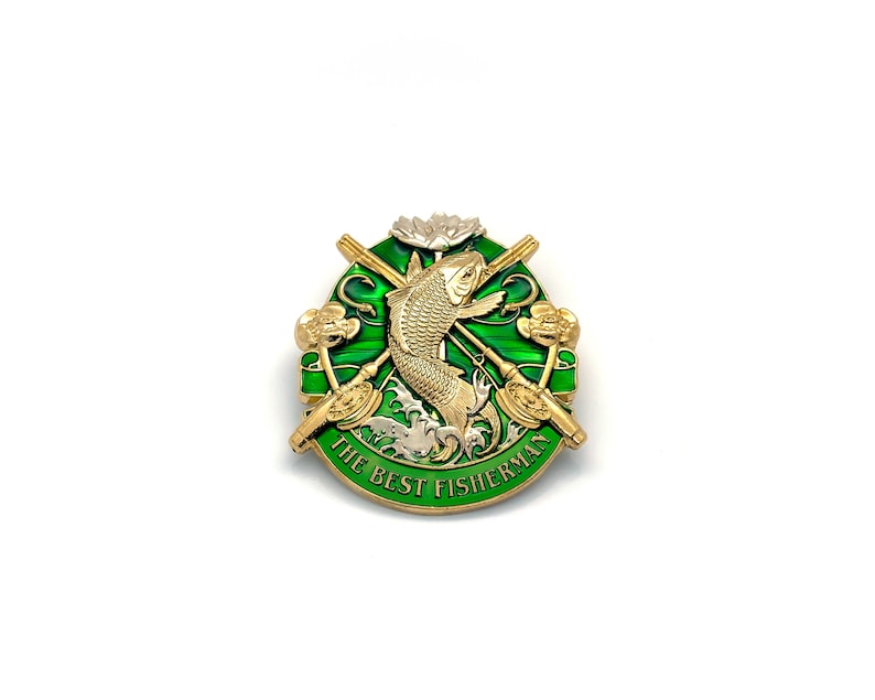 Catch of the Day: the Best Fisherman Pin Ideal Gift for - Etsy Australia