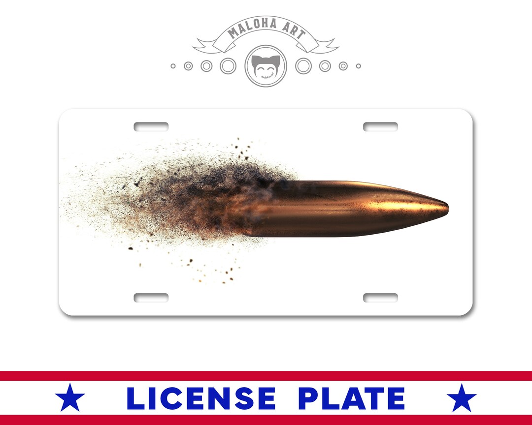 Bullet License Plate Number, Sublimation Car Tag, Front Plate for Truck ...
