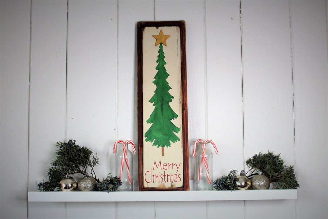 Merry Christmas Tree - Etsy
