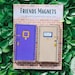 Friends Theme 2 Pack Fridge Magnets the Doors Monicas , Rachel Door ...