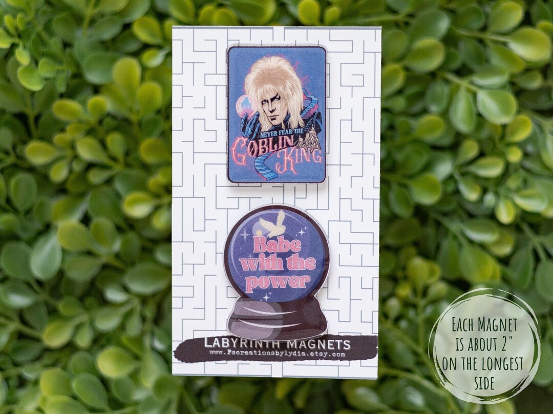 Labyrinth Magnet Set David Bowie You Remind Me of the Babe - Etsy