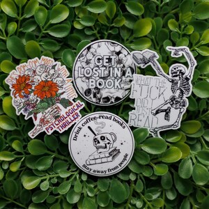 Thriller Rom Com Stickers - Book Stickers- Kindle Stickers- Laptop ...