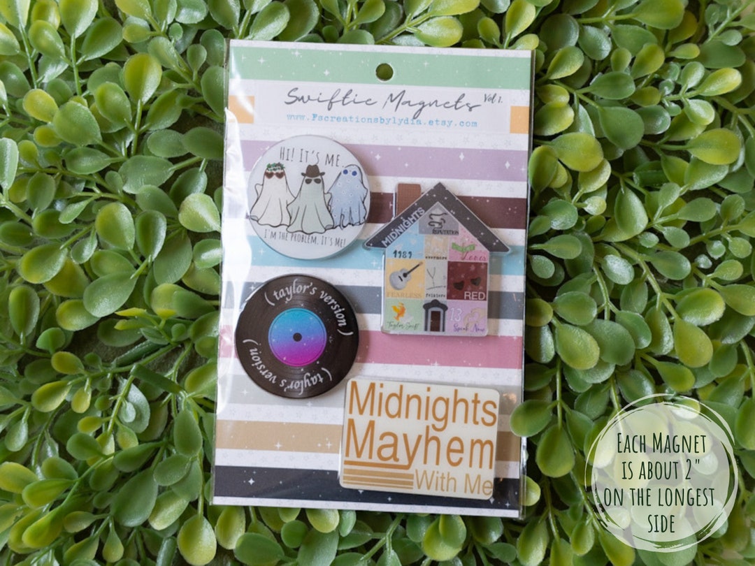 Swiftie -4 Pack- Fridge Magnets - Taylor Swift - Lover House - Era Tour ...
