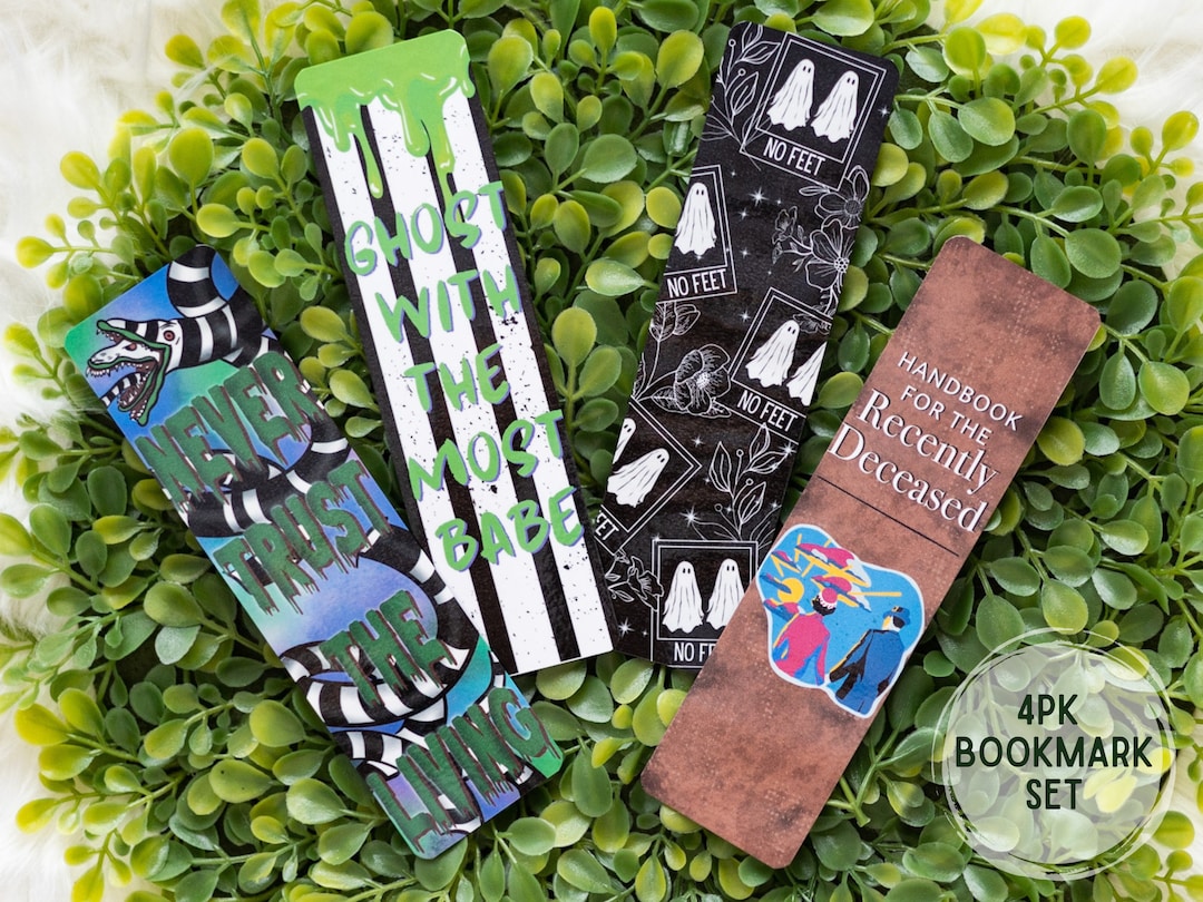 4pk-bookmarks- Beetlejuice Inspired Bookmarks - Sandworm - Handbook for ...