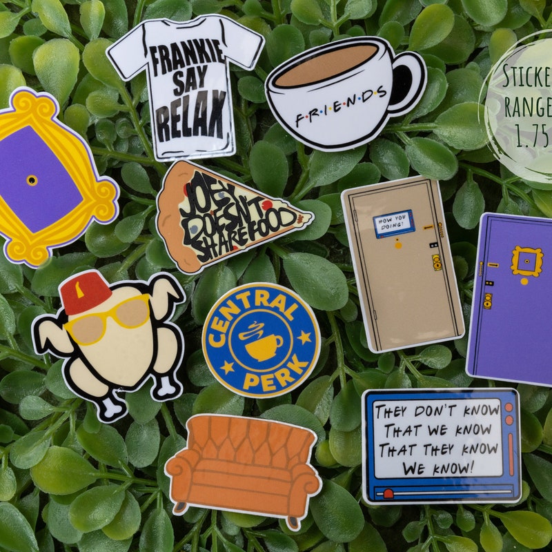 Friends Stickers - Etsy