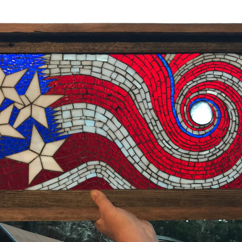 Mosaic American Flag - Etsy