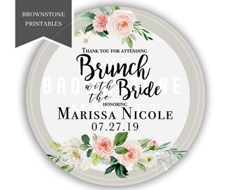 2 Personalized-bridal Shower Favor Stickers, Lemon Themed Bridal Shower ...