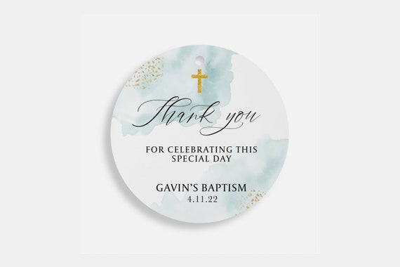 Invitations Paper Floral Baptism Cross Watercolor Floral Baptism Favor ...