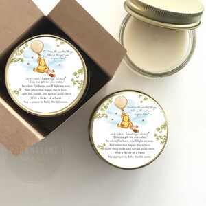 Pooh-themed Party Favor Candles - We Can Bearly Wait - Party Favors ...