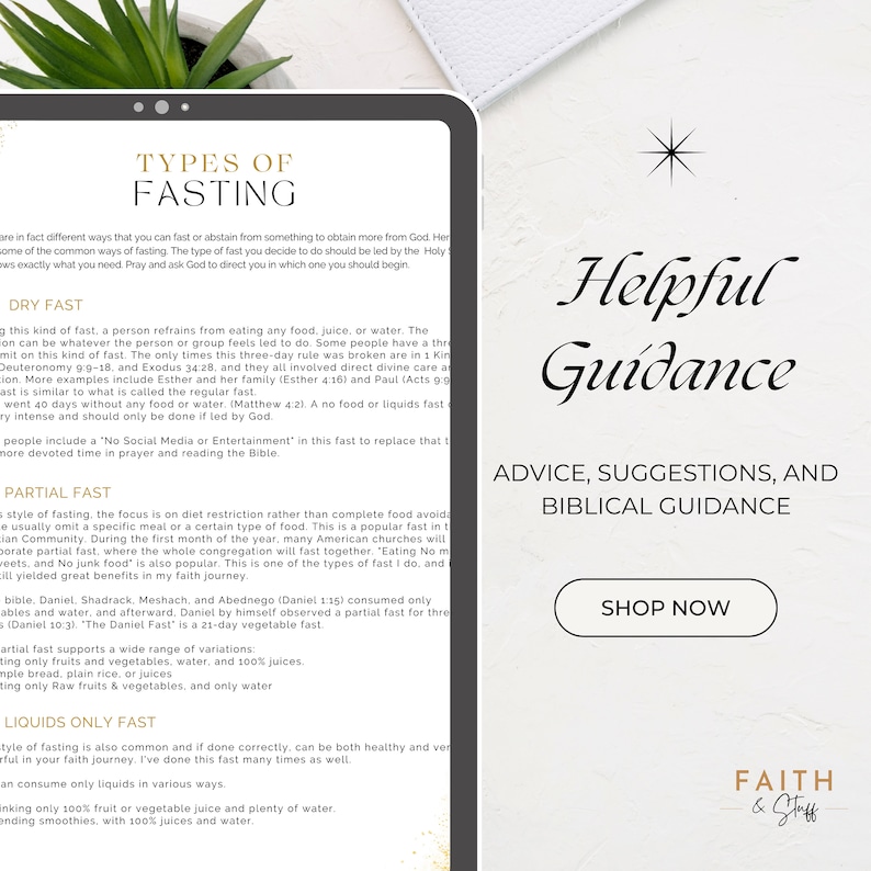 2024 Fasting Guide and Journal New Years Fasting Journal Meal Planner ...