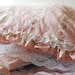 Double Sided Ruffled Satin/lace Pillow Cases - Etsy