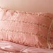 Double Sided Ruffled Satin/lace Pillow Cases - Etsy