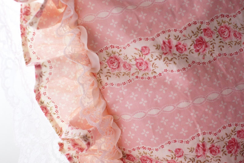 Double Sided Ruffled Satin/lace Pillow Cases - Etsy