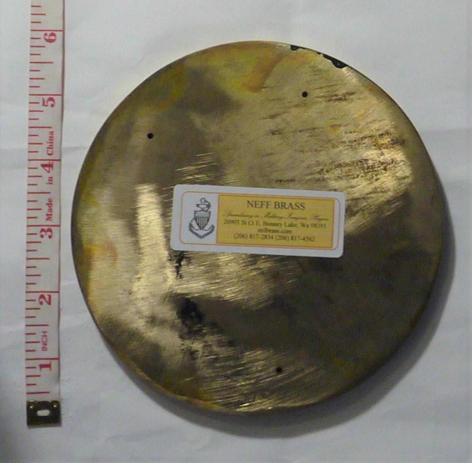 USA Army Emblem SOLID BRASS Metal Military Insignia 5 - 5/8 Inch in ...