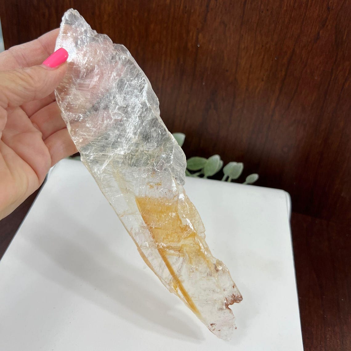 Phantom Golden Healer Selenite – A Natural Crystal of Transformation ...