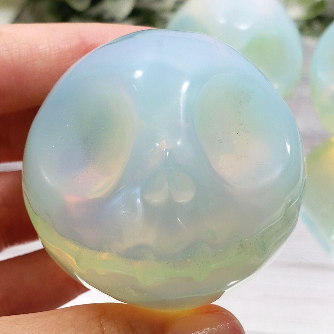 Opalite Jack Skellington Sphere A Glowing Fusion of Fun and Serenity - Etsy