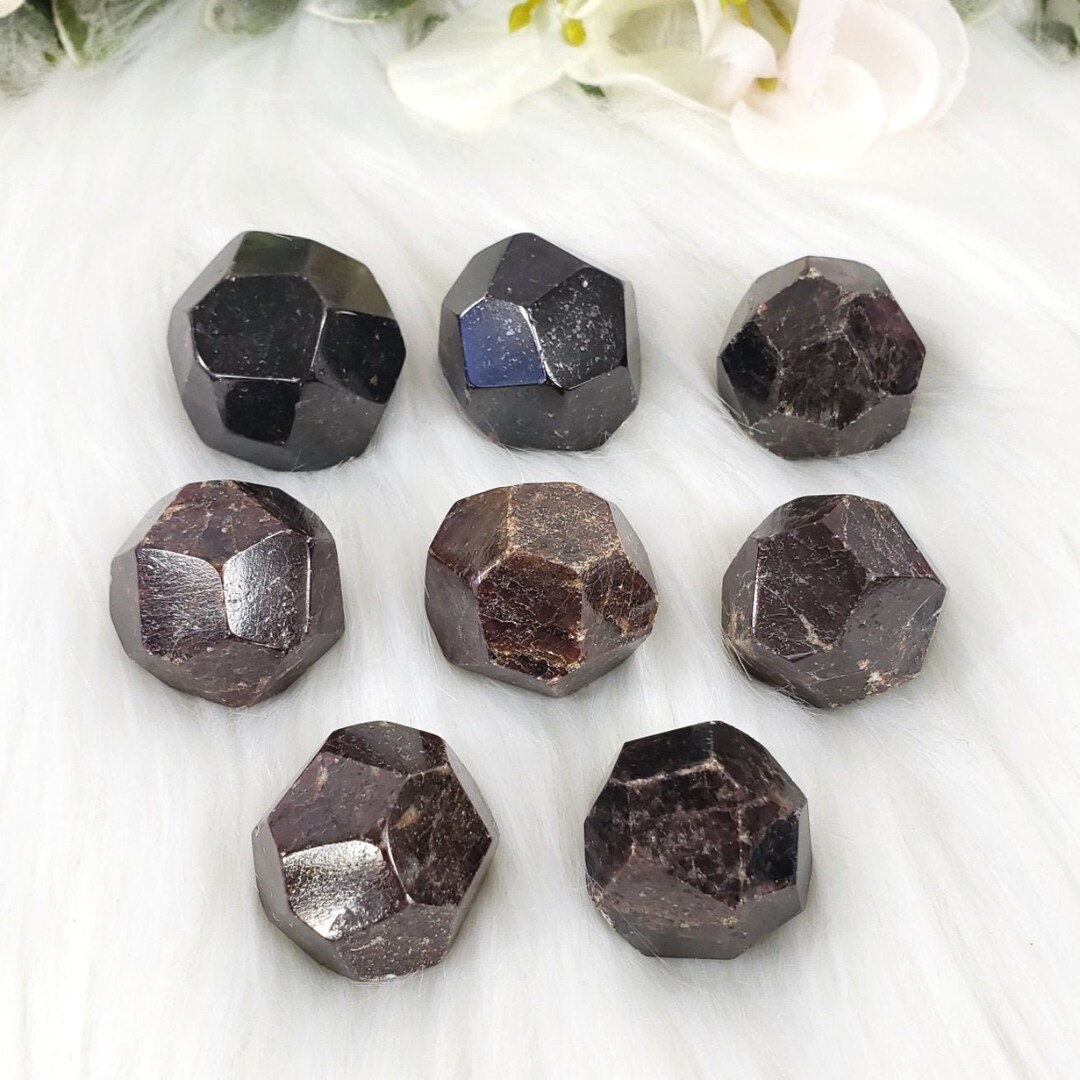 Faceted Almandine Garnet - Etsy