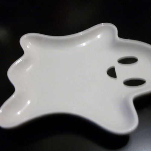 SPOON REST HALLOWEEN Ghost Handmade Stoneware - Etsy