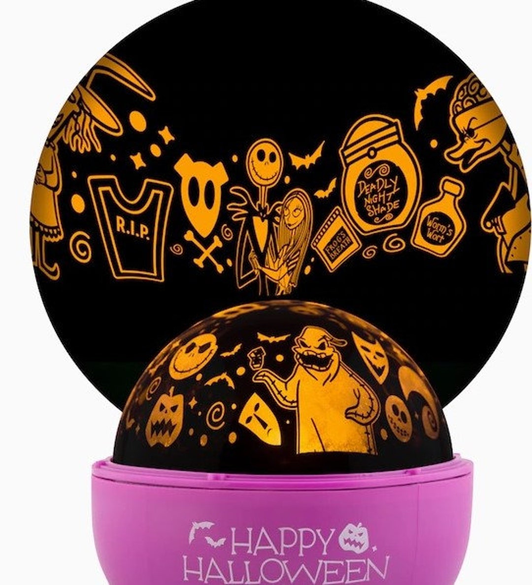 Disney Nightmare Before Christmas Light up Projector NBC Jack ...