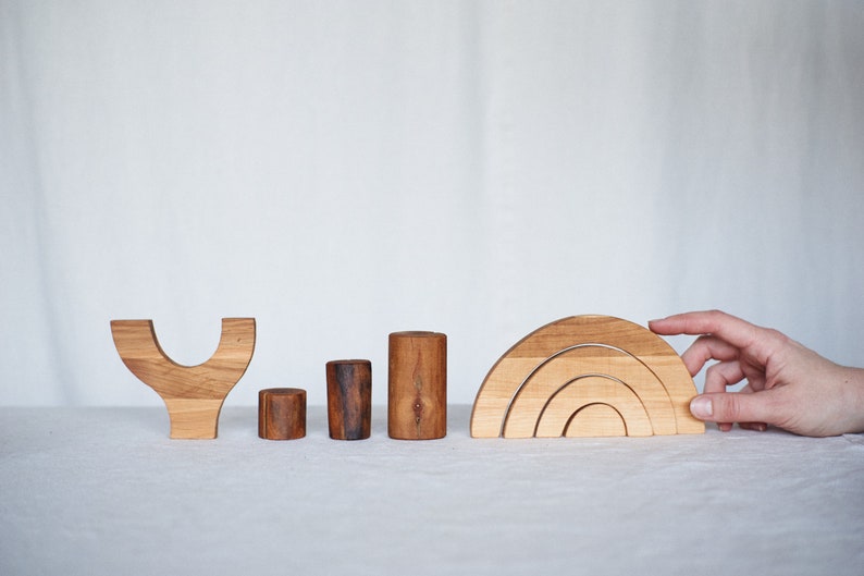 50 Tree Building Blocks Grand Set of Natural Materials | Etsy