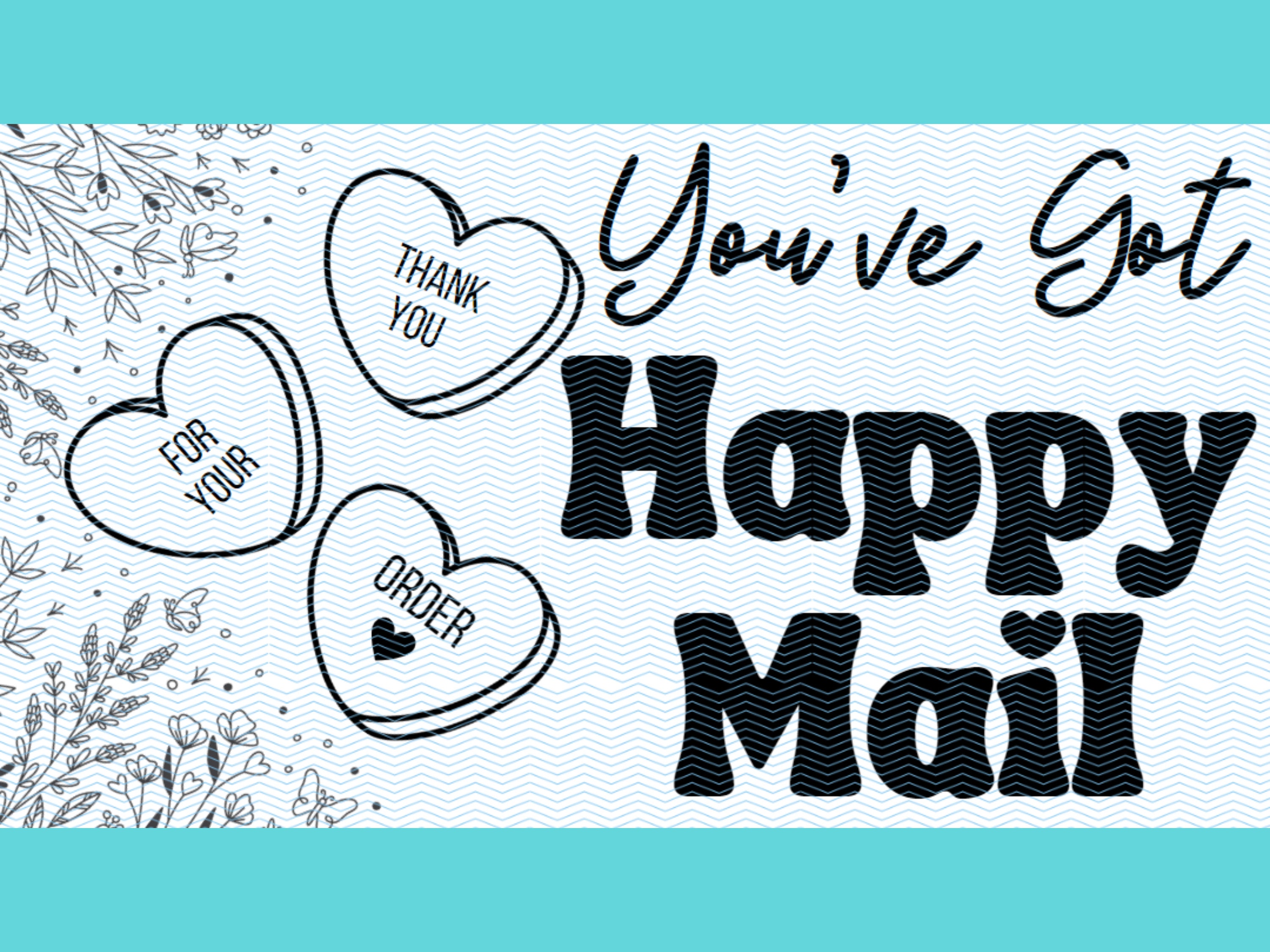 Thermal Sticker PNG Download Bundle | Packaging Stickers Small Business ...