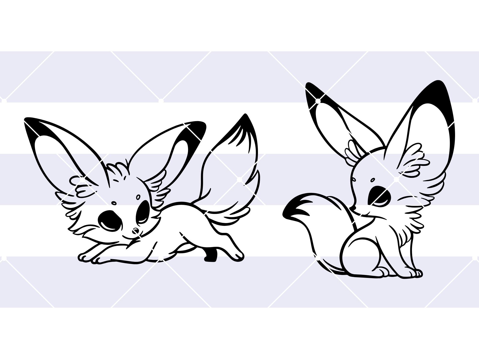 Fennec Fox SVG Bundles - Etsy
