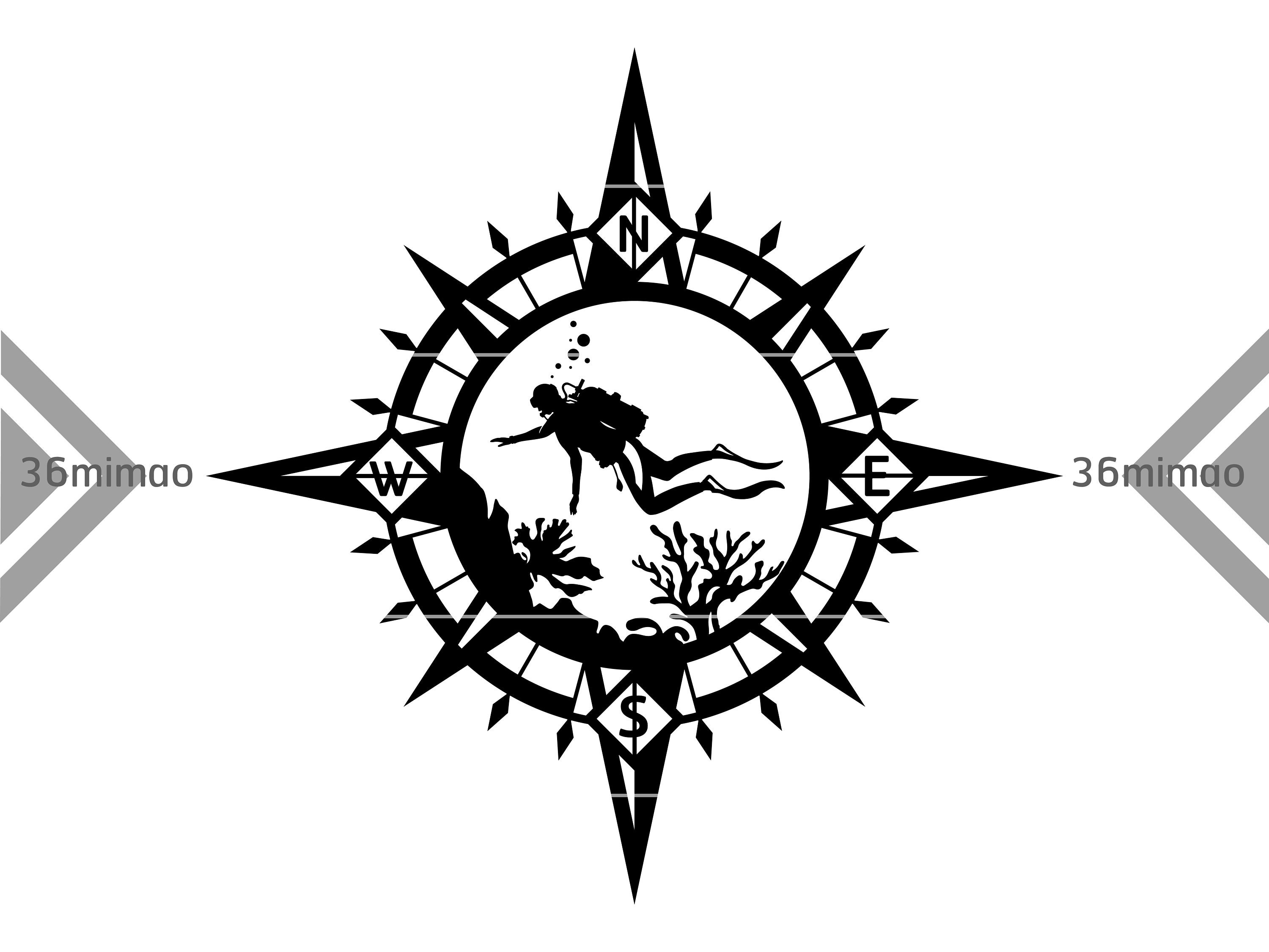 Scuba Diving Silhouette