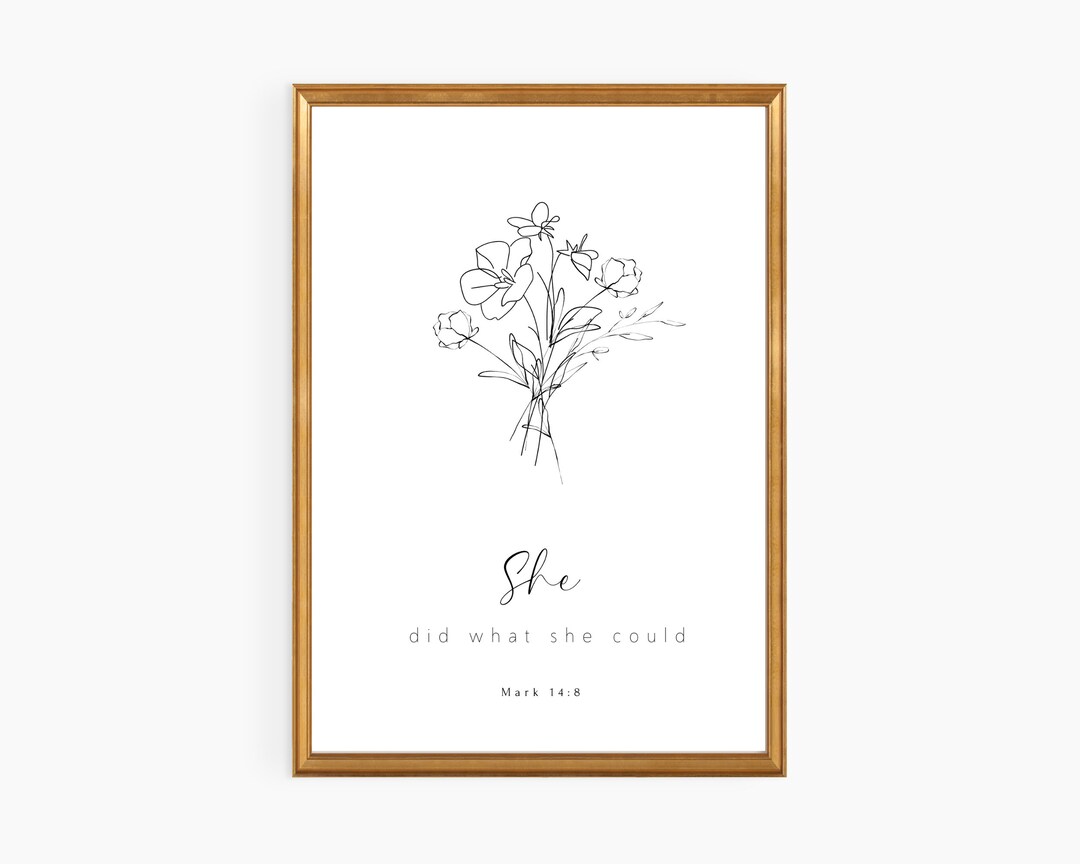 Honor Her Proverbs 31 Wall Art Printable Minimalistic Scripture Digital ...