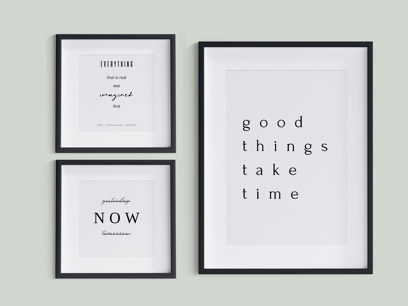 Motivational Posters Set of 6 Printables Office Decor Quote Printable ...