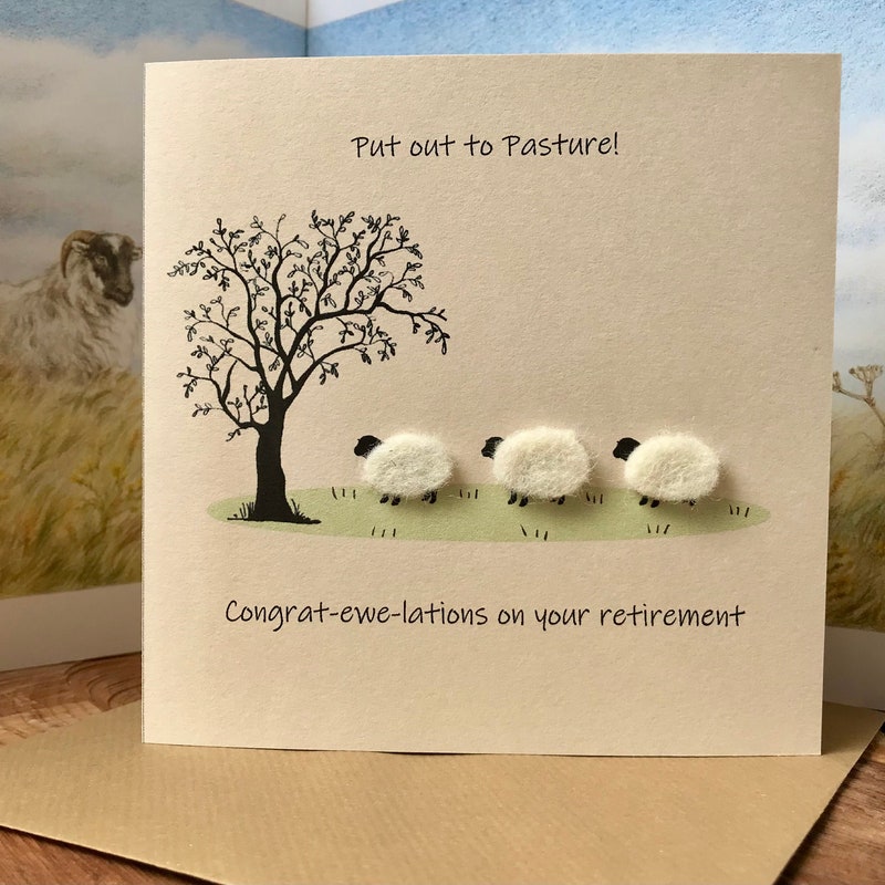 Retirement Sheep - Etsy UK