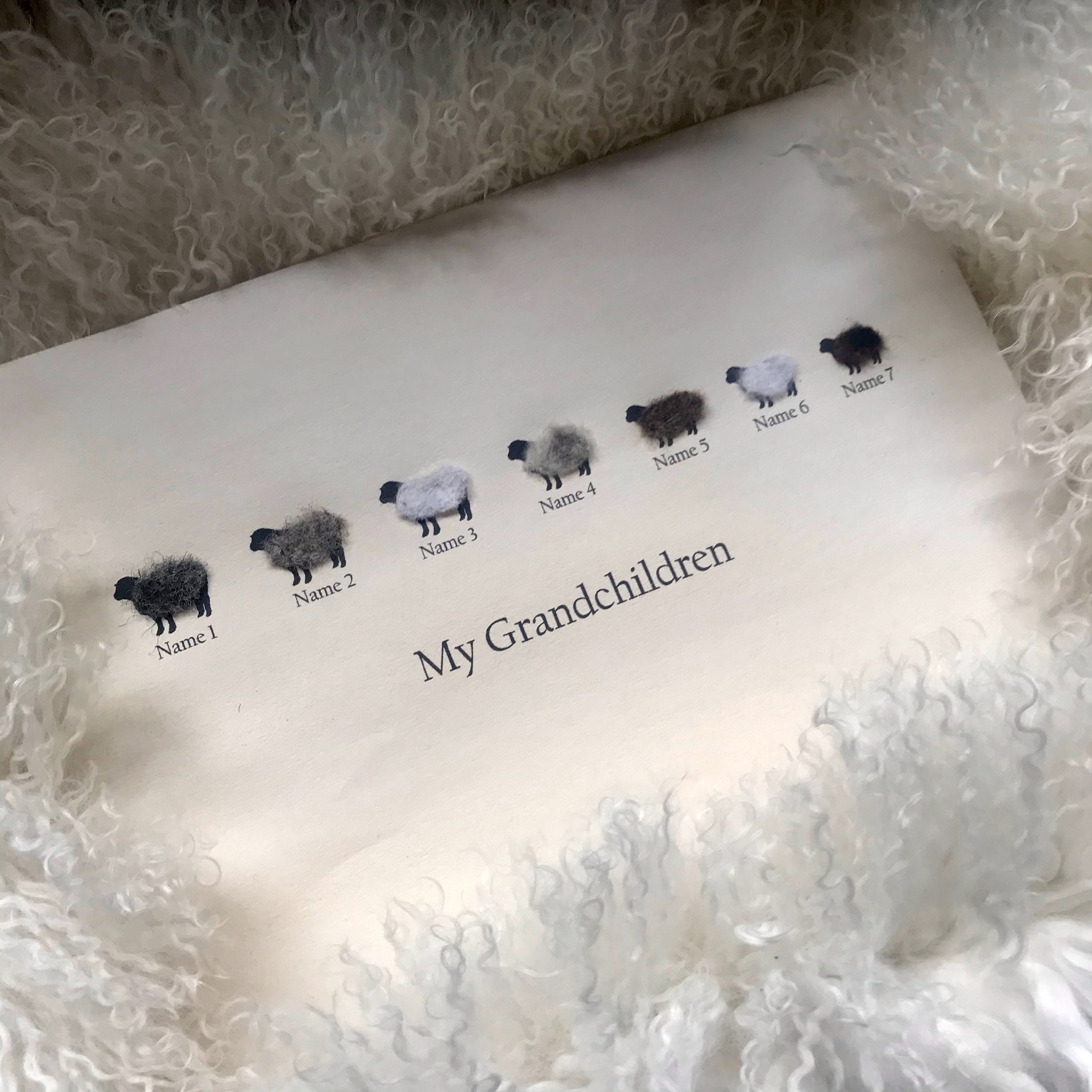 Sheep Family Tree Gift Sheep Gift Family Tree Print - Etsy