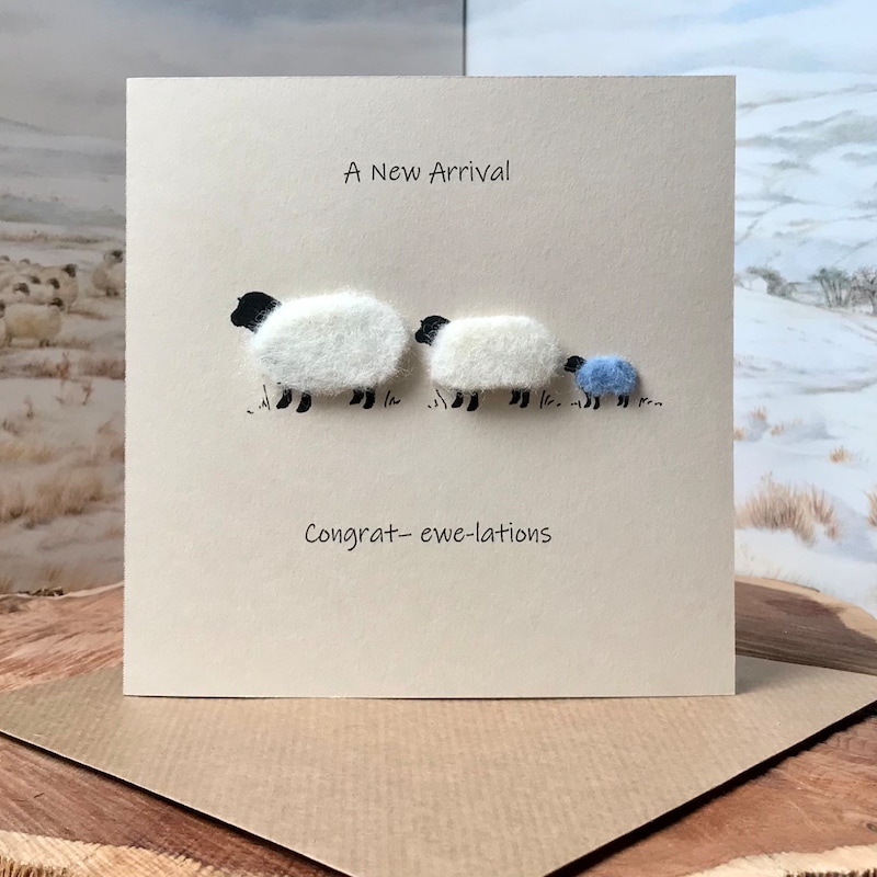 Oversized New Baby Card - Etsy