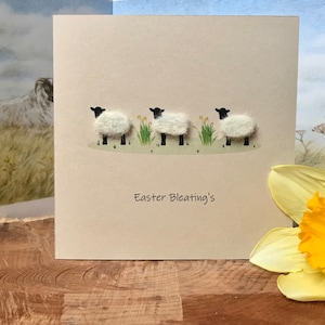 Happy Easter Card | Lamb Easter Card | Handmade | Personalised - Etsy ...