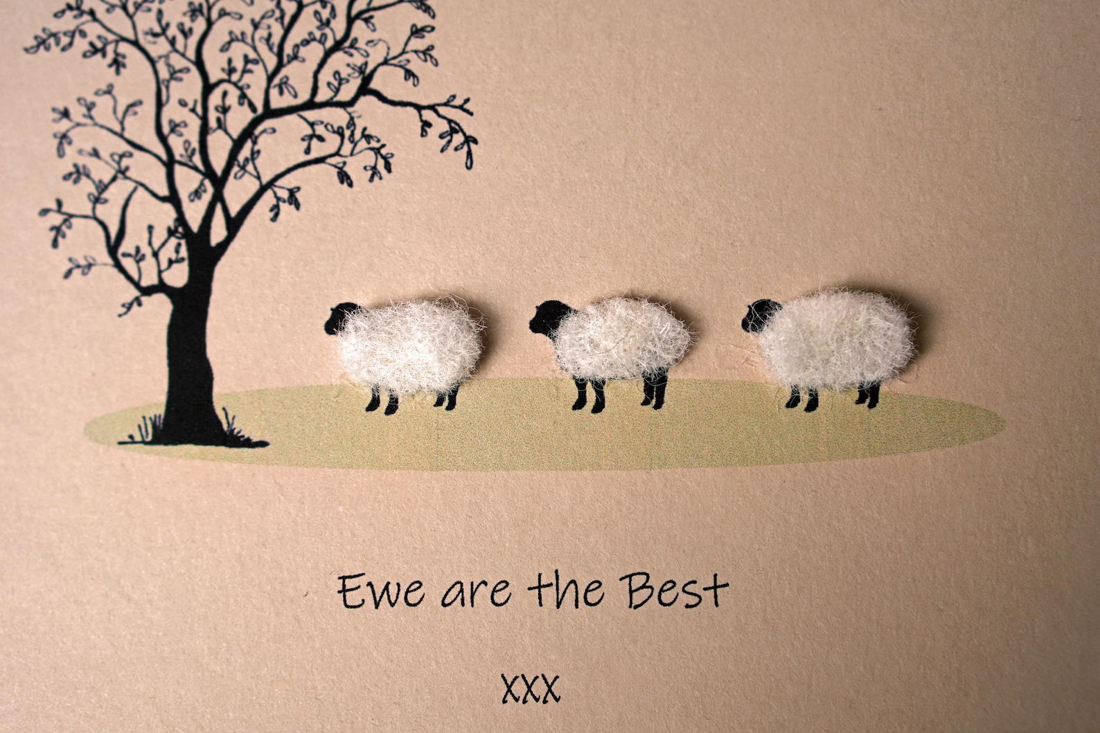 Fathers Day Card Father's Card Sheep Card Handmade - Etsy