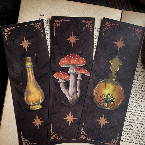 Dark Academia Bookmark - Etsy