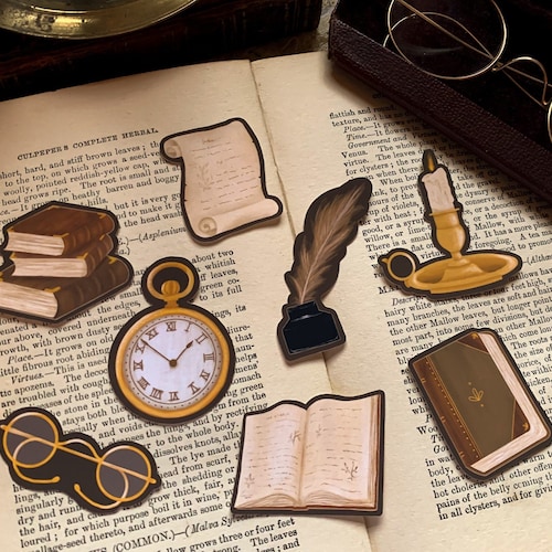 Library Bundle Magical Stationery Set Dark Academia - Etsy