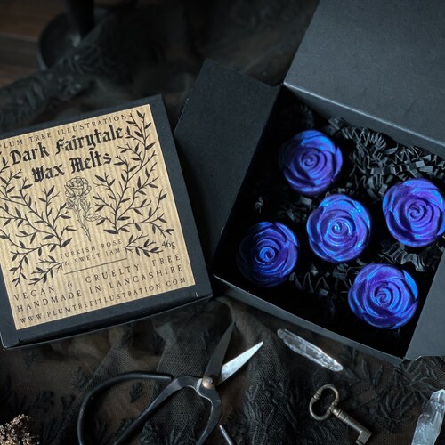 Dark Fairytale Soy Wax Melts Rose and Sweet Jam Gothic Wax - Etsy