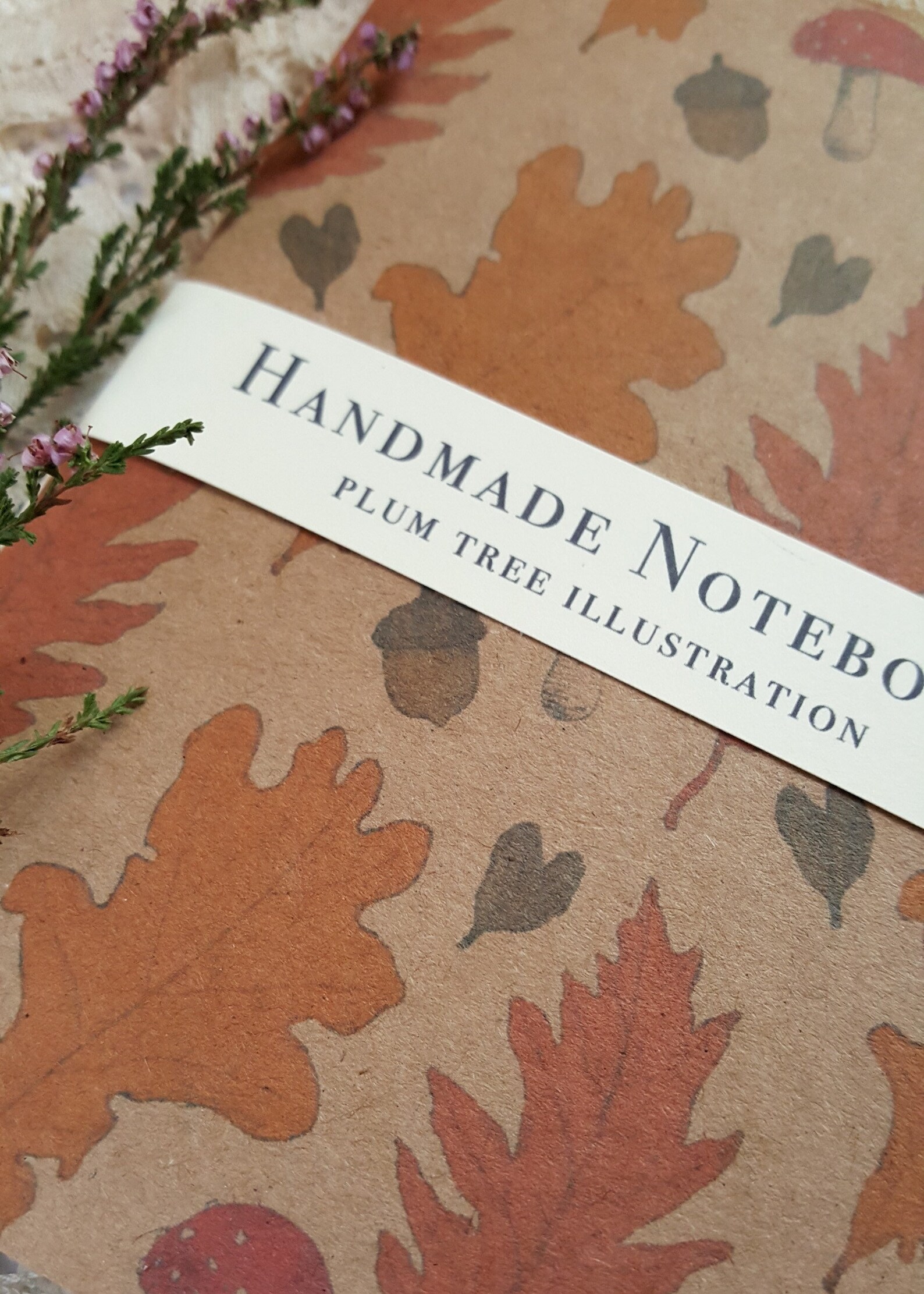 Woodland Notebook - A6 | Handmade Notebook | Nature Notebook ...