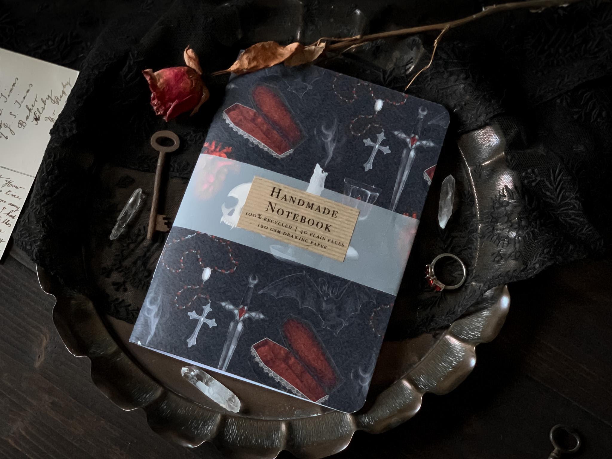 Gothic Vampire Stationery Bundle | Stationery Set, Goth, Witchy ...